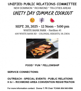 UPDATED – Unity Day Summer Cookout sponsored by Unified Public ...