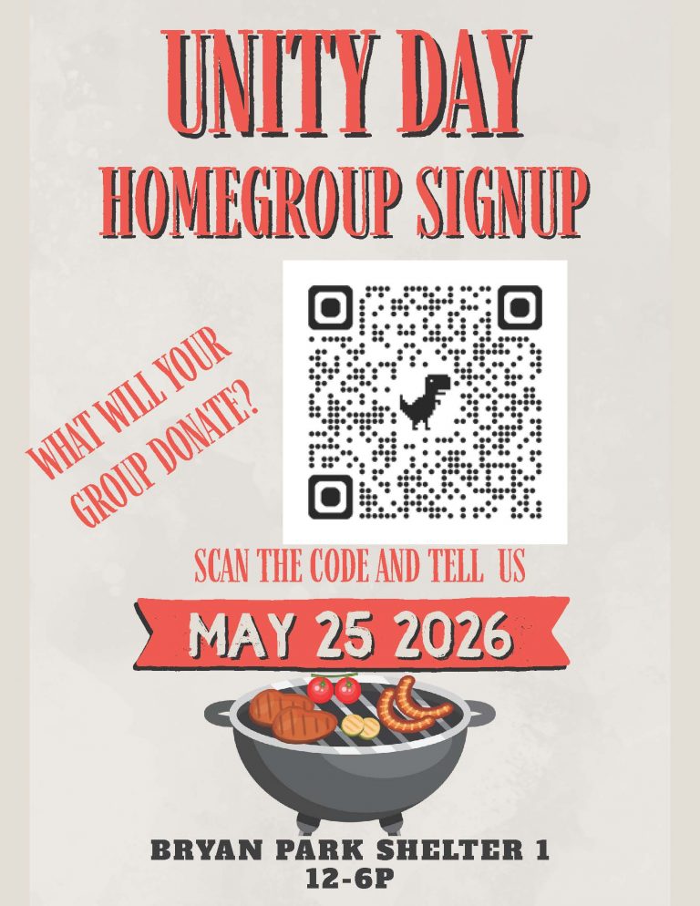 Unity Day – Homegroup Signup – Richmond Area – RVANA.ORG