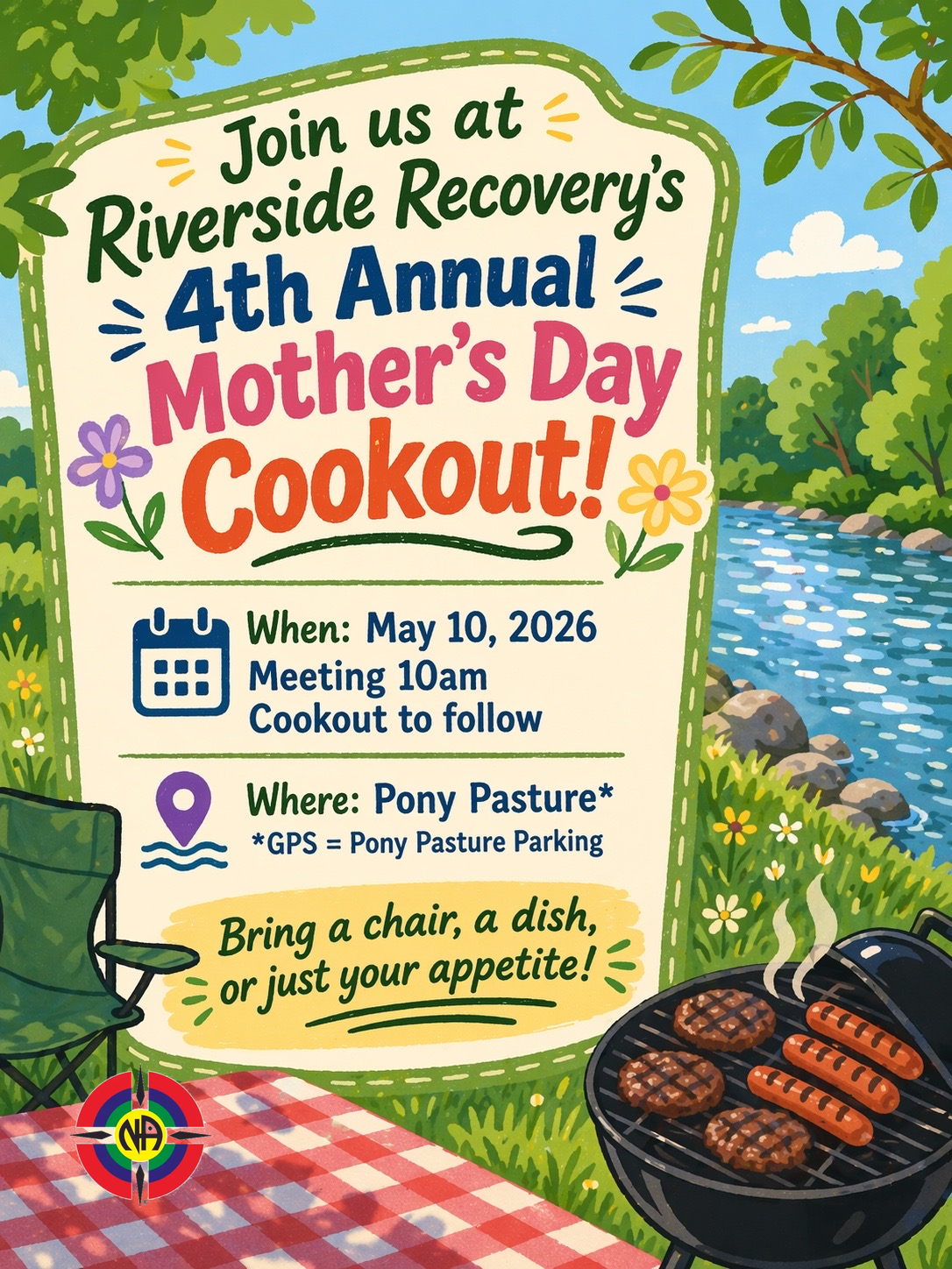Riverside Recovery – Mother’s Day Cookout – RVANA.ORG